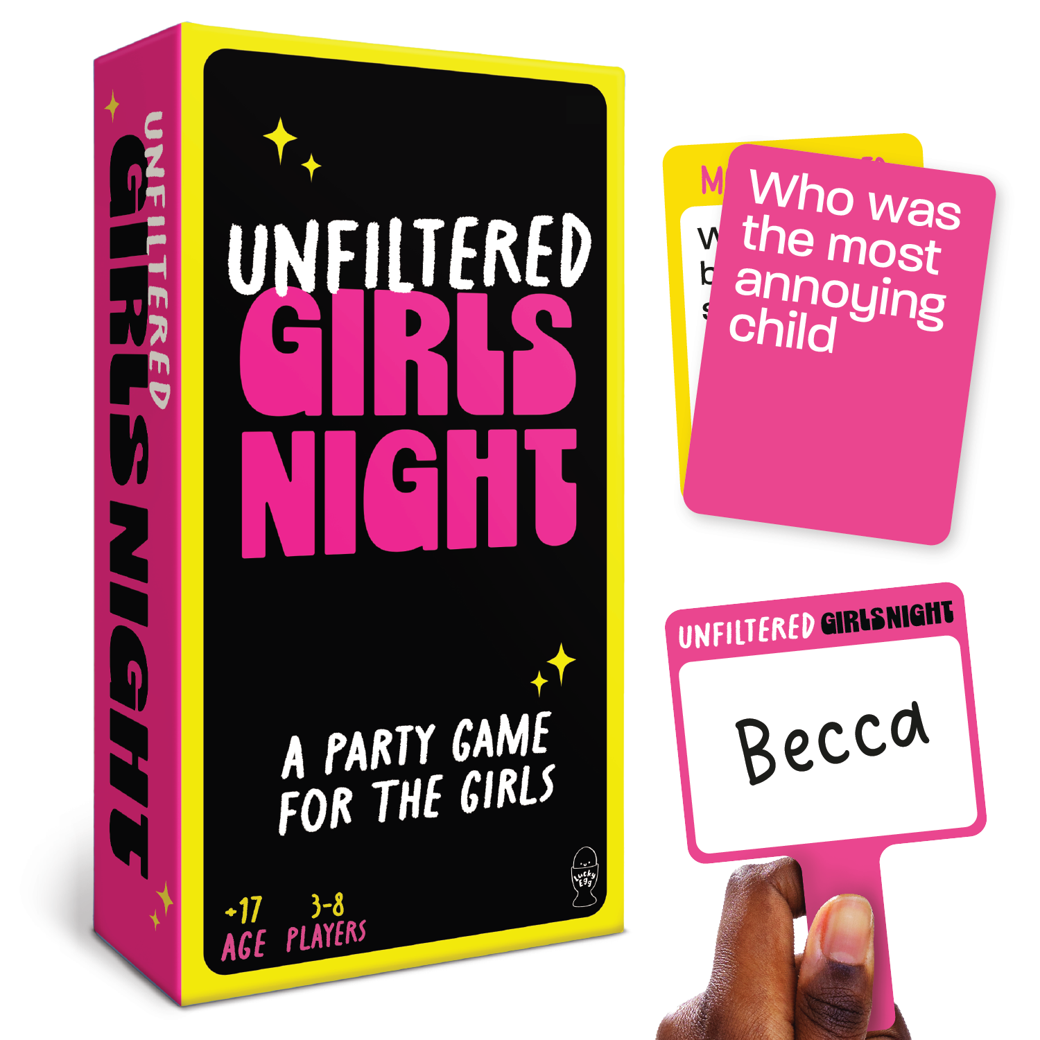 Lucky Egg Unfiltered Girls Night Games – Hilarious Adult Party Game wi